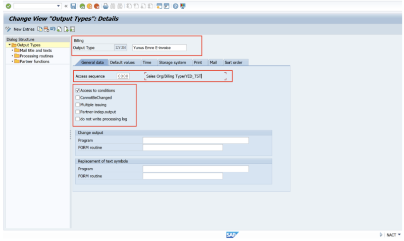 Sap Output Types Configuration In Sap Nace Step By Step